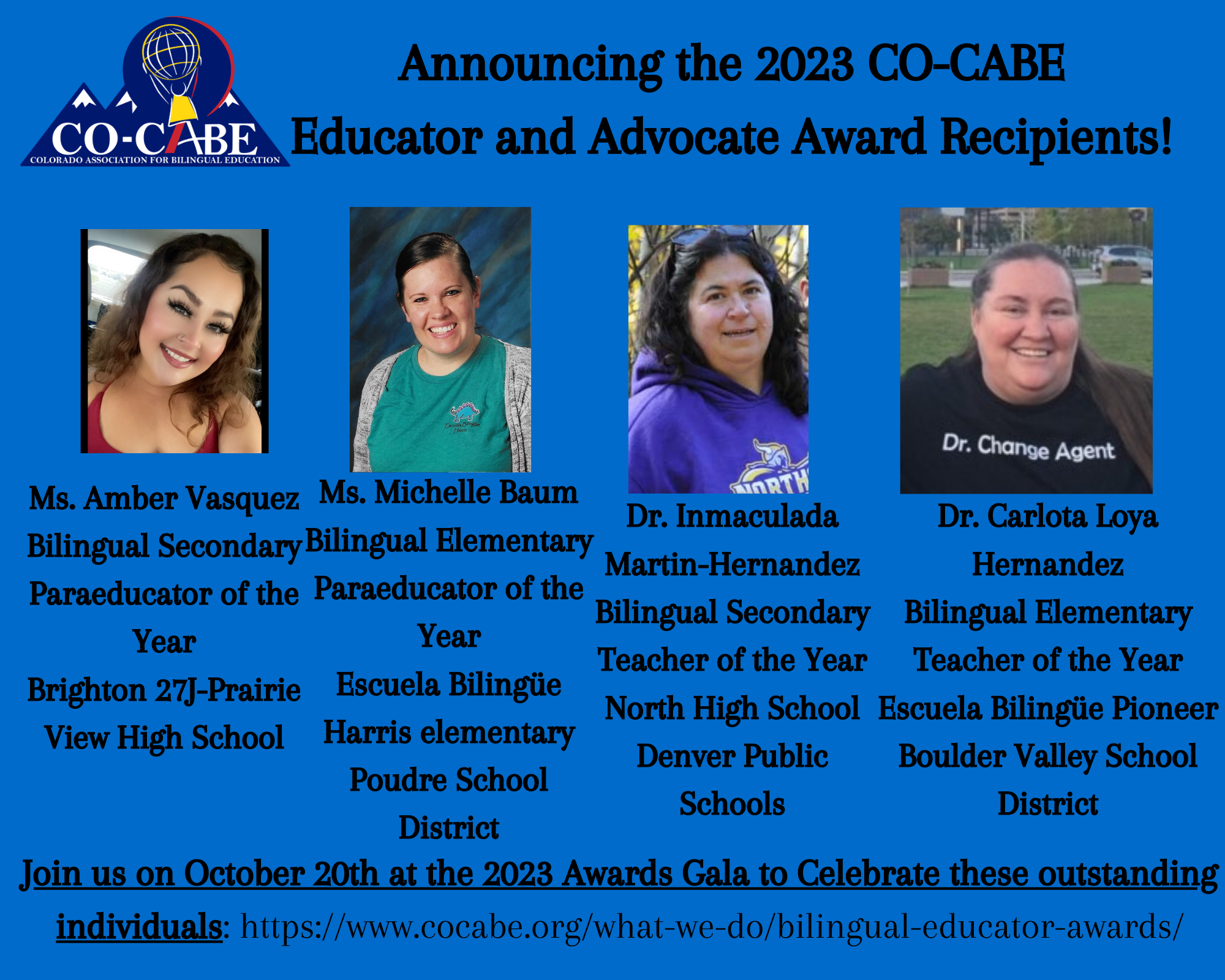 2023 CO-CABE Educator and Advocate Award recipients! – CO-CABE
